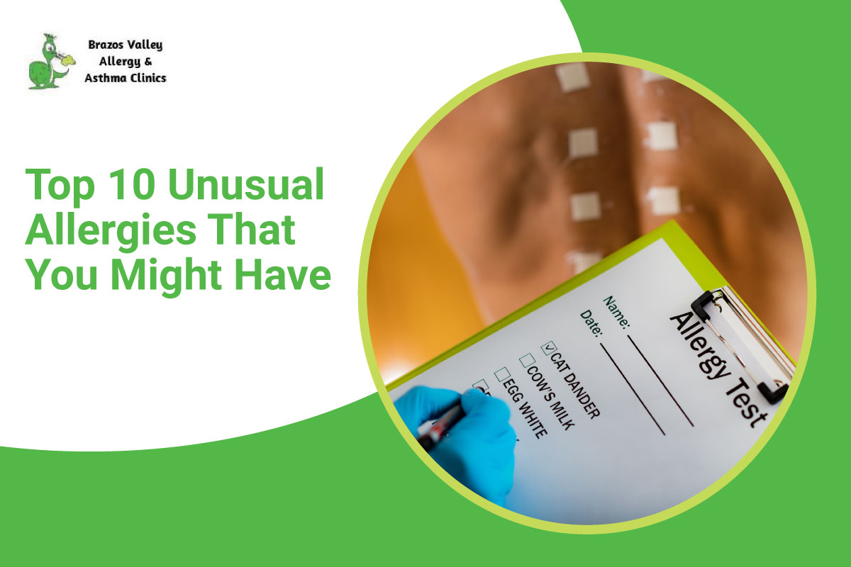 Top 10 Unusual Allergies That You Might Have